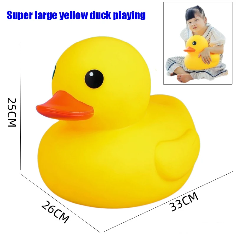 Extra-Large-Large-Yellow-Duck-Bathing-Water-Play-Toys-Shooting-Props ...