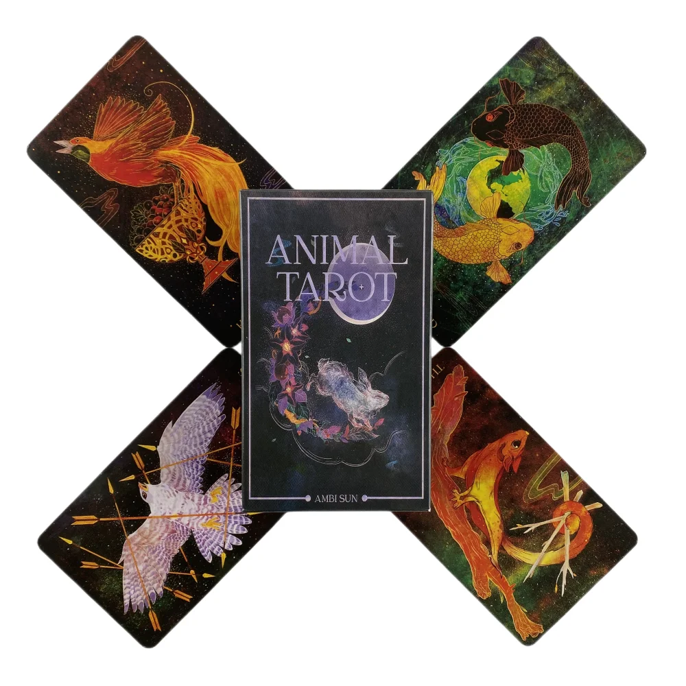 New-Animal-Tarot-Cards-A-78-Deck-Oracle-English-Visions-Divination ...