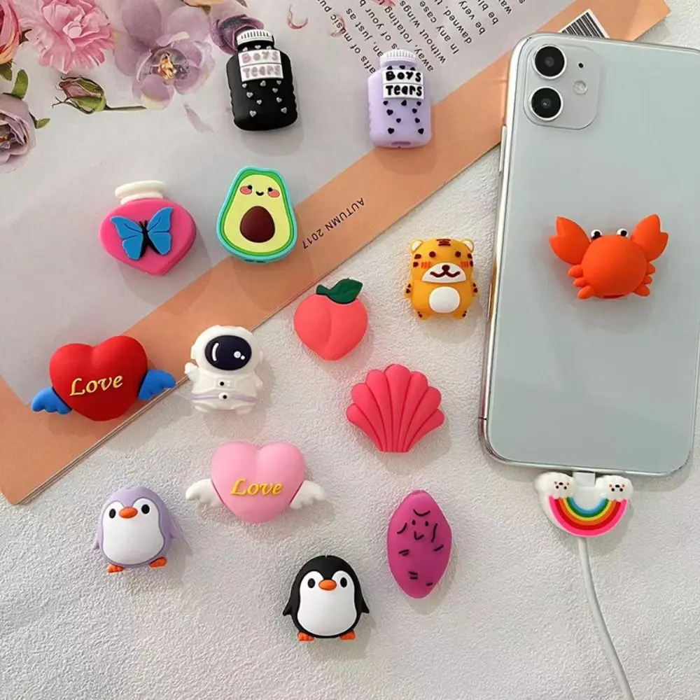 1Pc-Cartoon-Cute-Cable-Protector-Wire-Winder-Data-Line-Cord-Cable-Bite ...