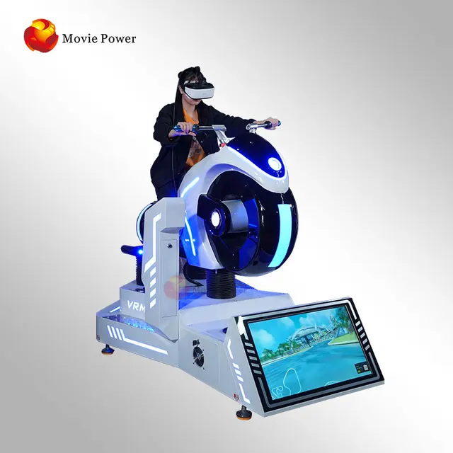 Coin Operated Game 1 Player 9D Vr Motion Motorbike Arcade Game Machine ...