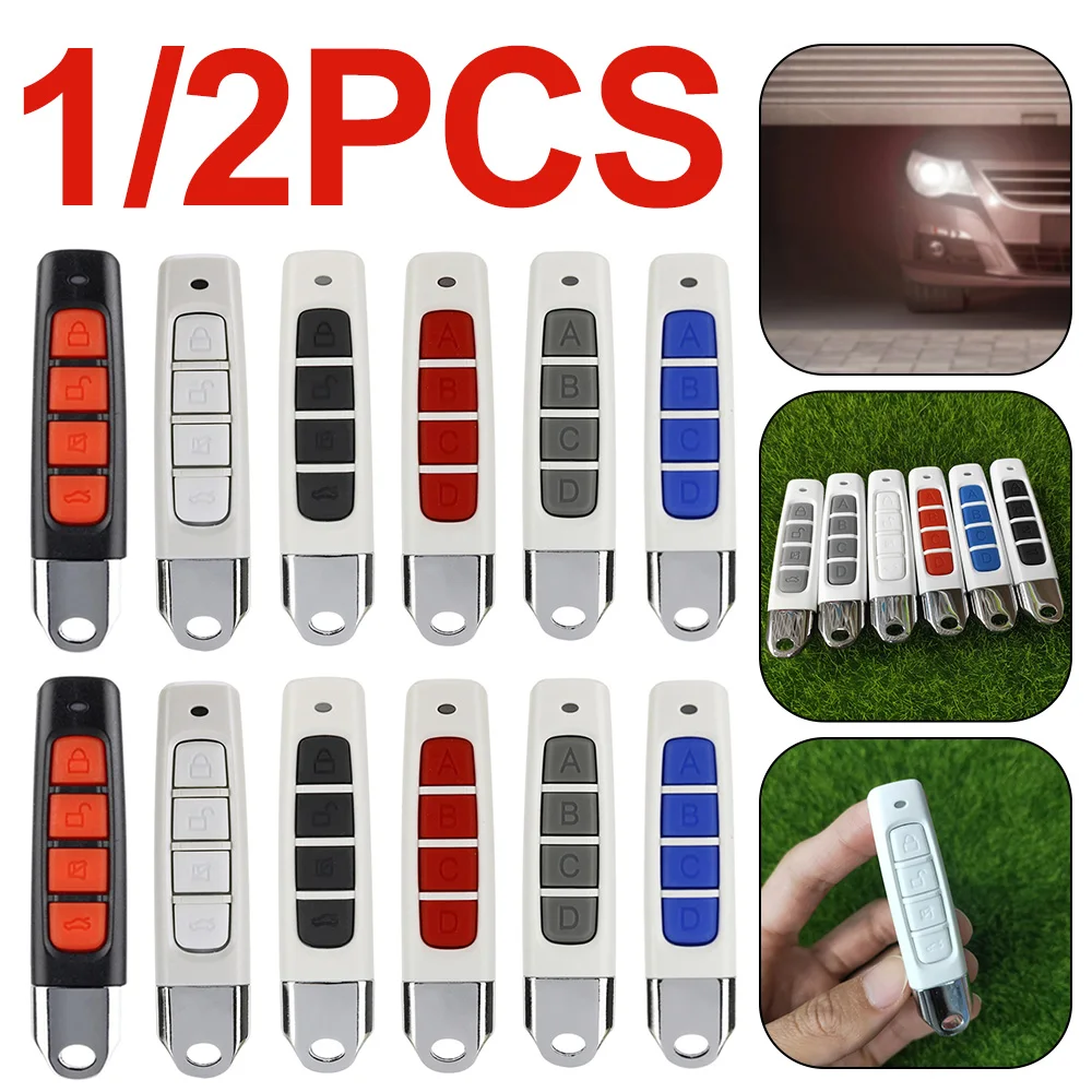 4-Buttons-Car-Key-433MHz-Electric-Wireless-Copy-Remote-Controller-Clone-Gate-Garage-Door-For ...