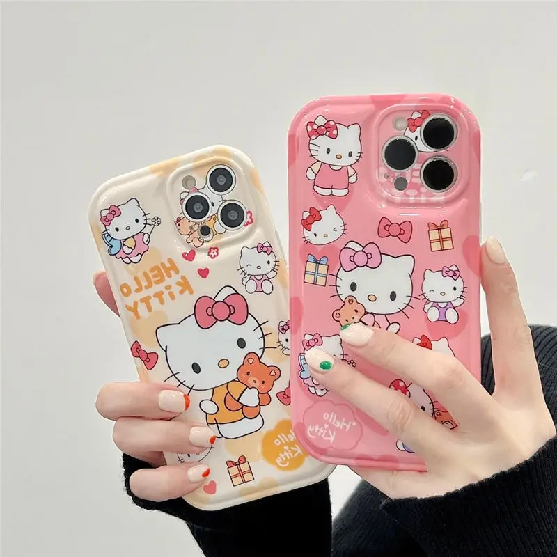 Funda de Hello Kitty 2022 para IPhone 11, 12, 7, 8P, X, XR, XS, MAX, 11 ...