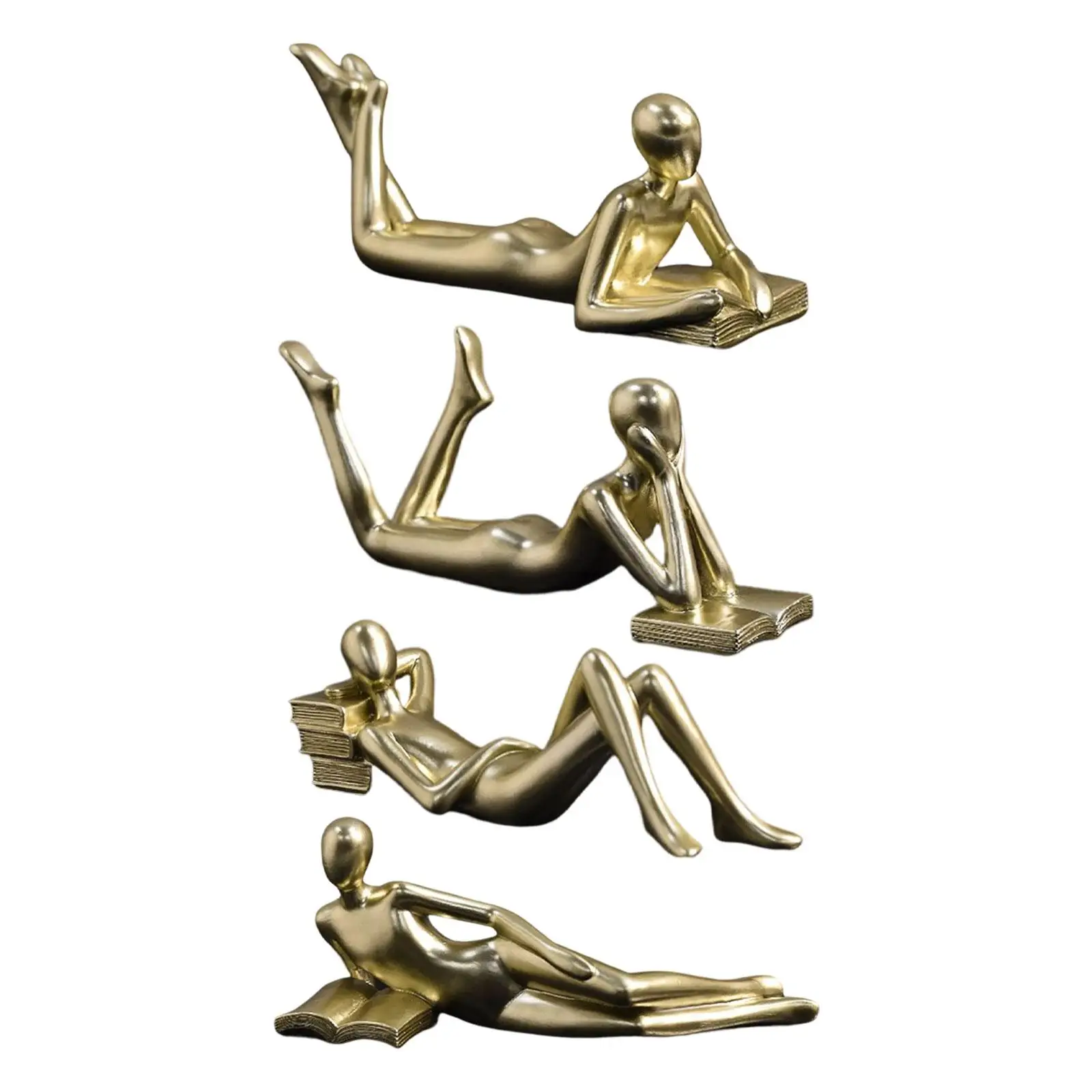 Human-Figurine-Decor-Collection-Office-Shelf-Collectable-Resin-Thinker ...