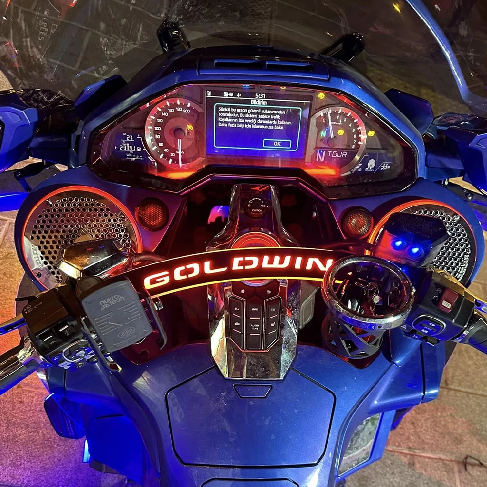 For Honda Goldwing 1800 GL1800 Gold Wing 1800 2018-2025 LED Lighted ...