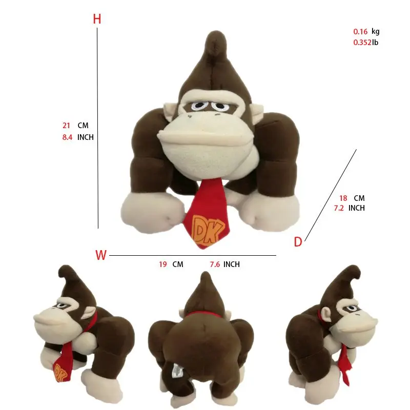Penguin King Super Mario Bros Plush Toys Boo Shy Guy Diddy Kong Stuffed ...