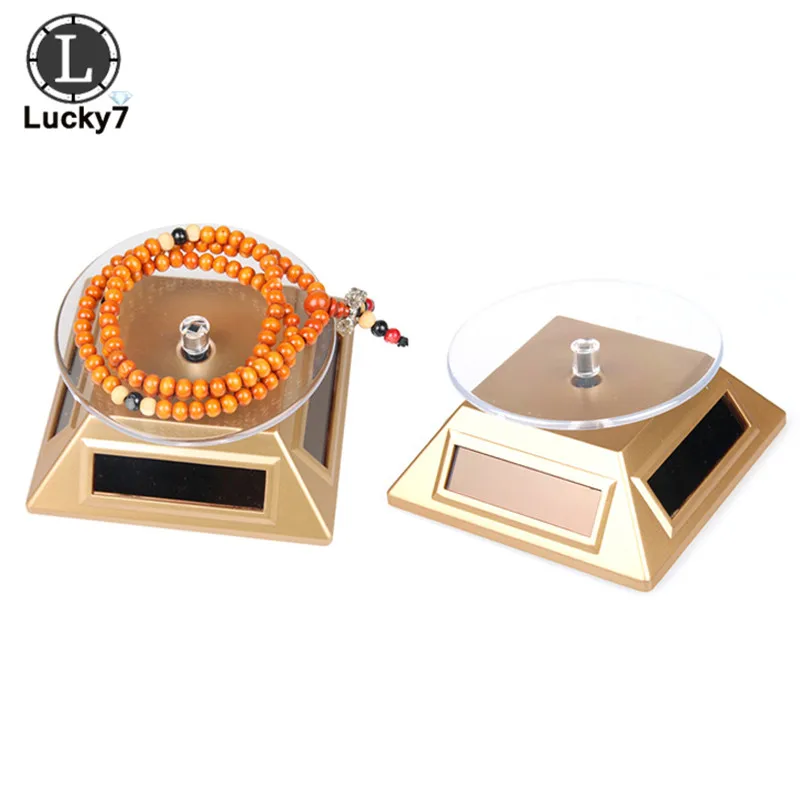 360-Turntable-Solar-Showcase-Rotating-Jewelry-Watch-Ring-Phone-Stand ...