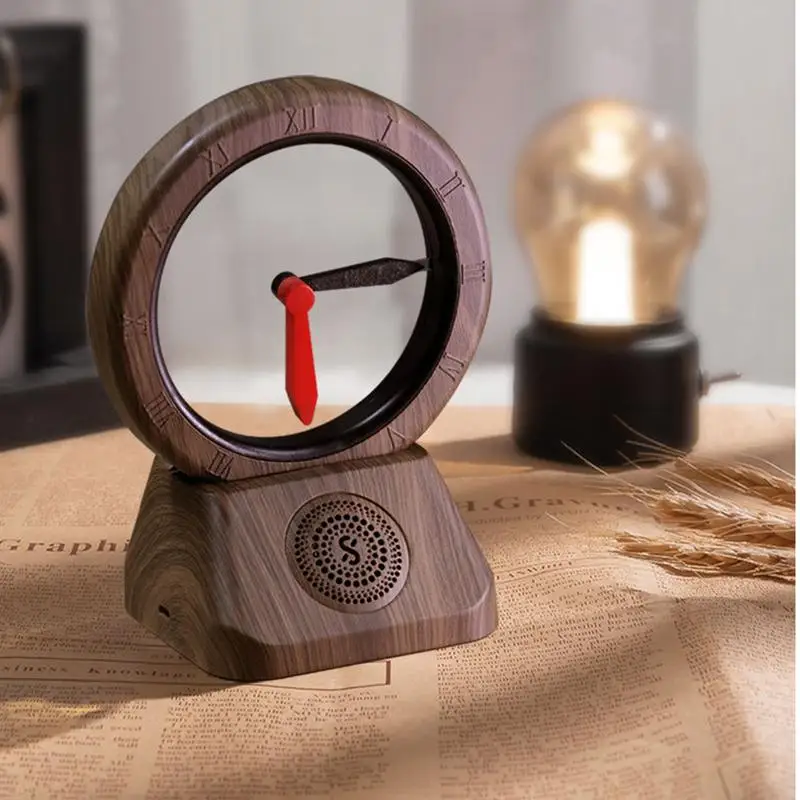Retro-Floating-Wake-Up-Clock-WirelessBluetooth-Speaker-Creative ...