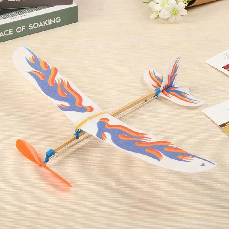 DIY-Hand-Throw-Flying-Glider-Planes-Rubber-Powered-Glider-Airplane ...
