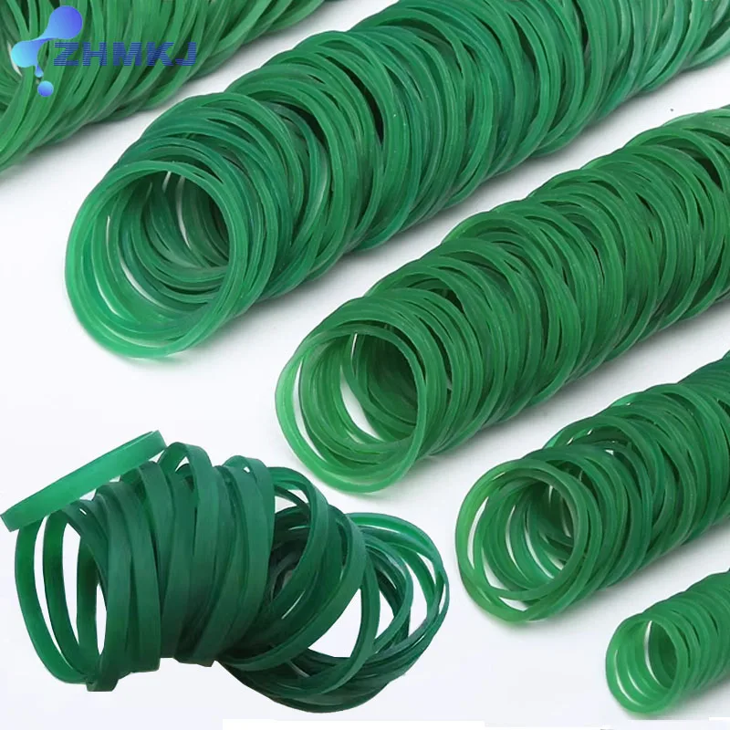 High-Quality-Green-Fasteners-Strong-Elastic-Rubber-Bands-Office ...