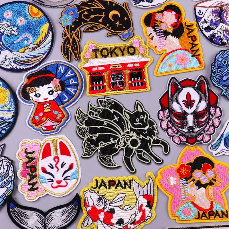 Japanese-Anime-Parches-Iron-On-Patches-For-Clothing-Thermoadhesive ...