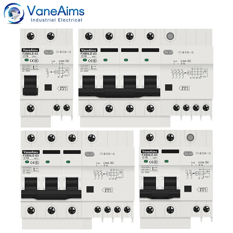 Residual Current Circuit Breaker | Rcbo - Ac230v/ac400v Rcbo 30ma ...