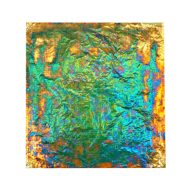 Burnt Foil Broken Copper Magic Chinese Painting Rock Decoration ...
