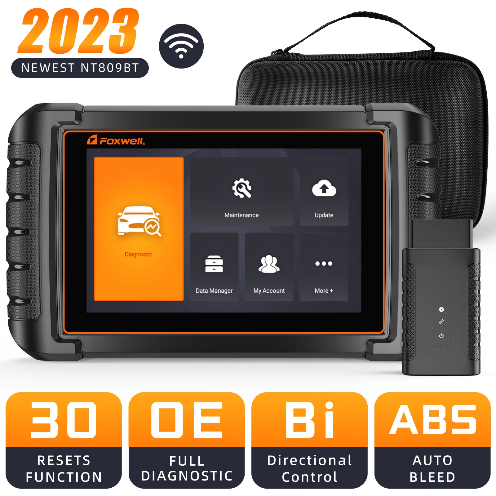 Foxwell NT1009 Bidirectional OBD2 Scanner Auto Diagnostic, 49% OFF
