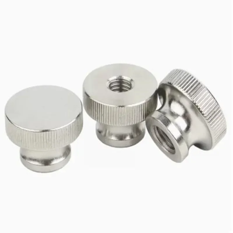 1-10PCS 304 Stainless Steel Hand Nut GB806 High Head Knurled Thumb Nut ...