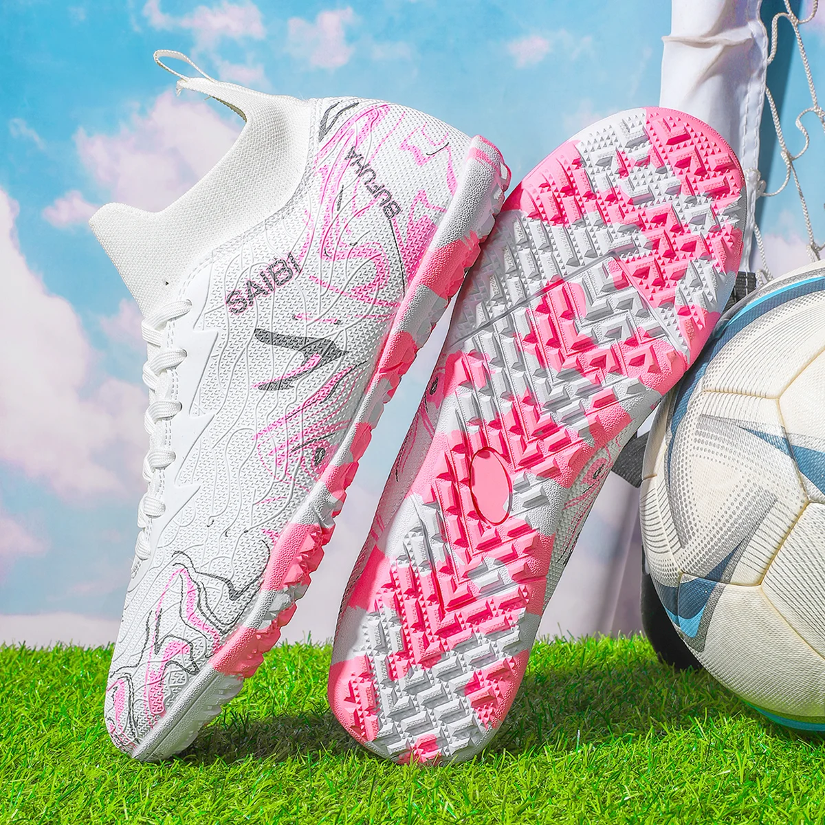 High-top soccer boots,TF broken nails and FG spikes,3 colors to choose ...