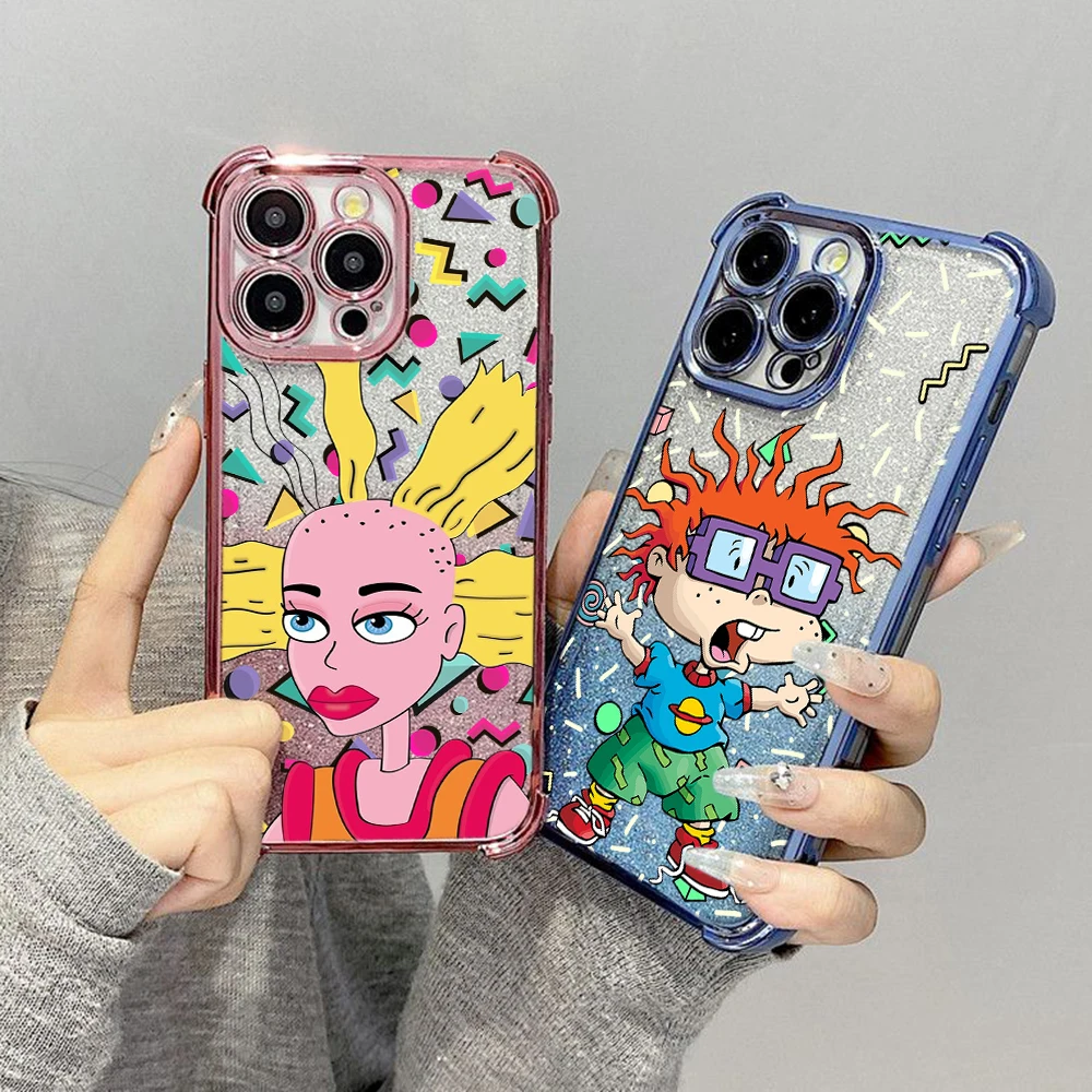 Cute Funny R-Rugrats Phone Case For Samsung S25 S24 S23 S22 S21 S20 FE ...