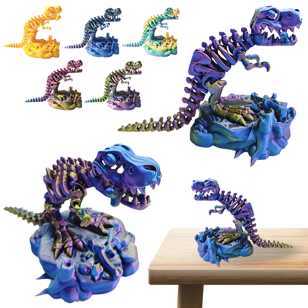 3D-Printed-One-Piece-Skeleton-Tyrannosaurus-Rex-Movable-Joints-3D ...