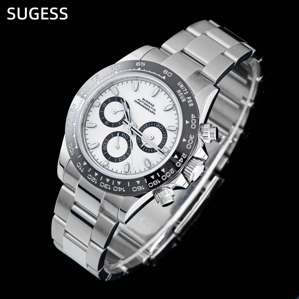 Sugess Panda V3 7750 Movement Automatic Mechanical Chronograph ...