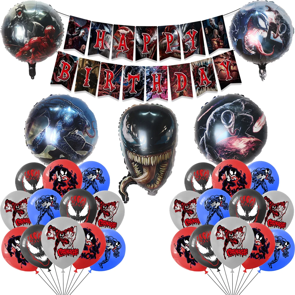Venom-globos-de-l-tex-con-tem-tica-de-superh-roes-de-feliz-cumplea-os ...