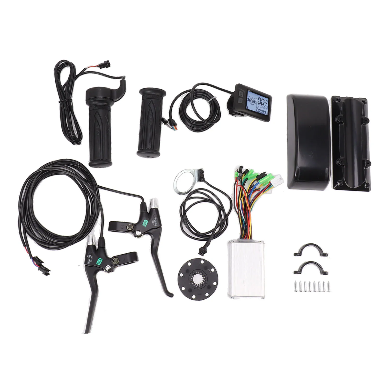 36V-48V-250W-Electric-Bike-Conversion-Kit-15A-Controller-Panel-Power ...