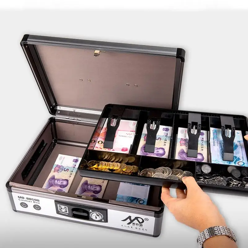 Safe-Box-Money-Cash-Documents-Storage-Organizer-Portable-Safe-Deposit ...