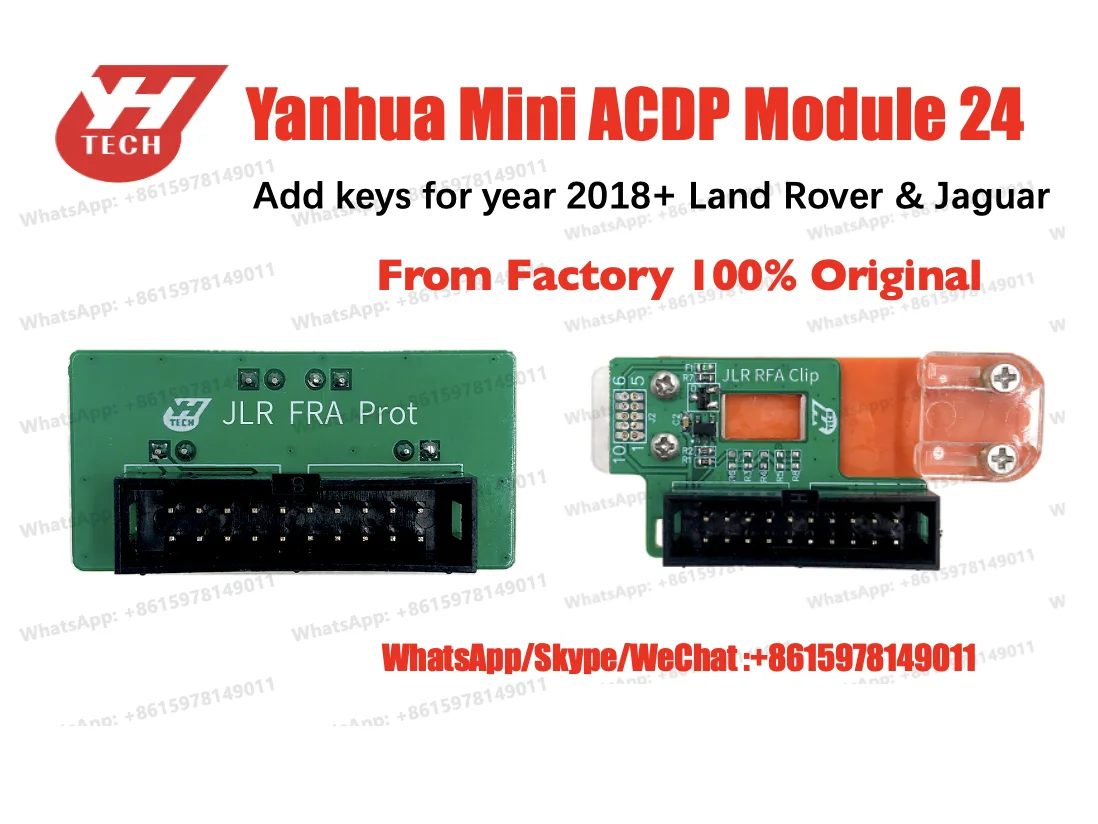 Yanhua Mini ACDP Moduel 24 add key for JLR year above 2018 virgin ...