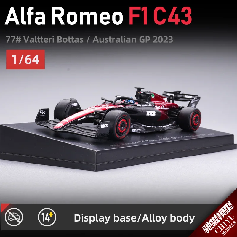 SPARK-1-64-F1-2023-Alfa-Romeo-C43-24-Guanyu-Zhou-77-Valtteri-Stroll ...