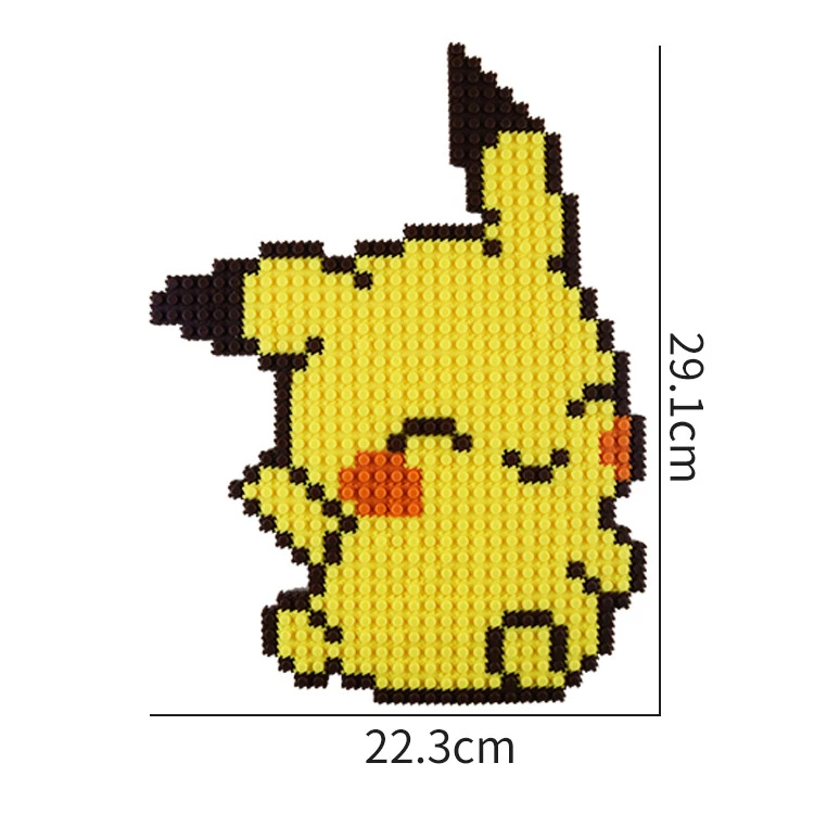 Pokemon Pixel Art Grid Pikachu