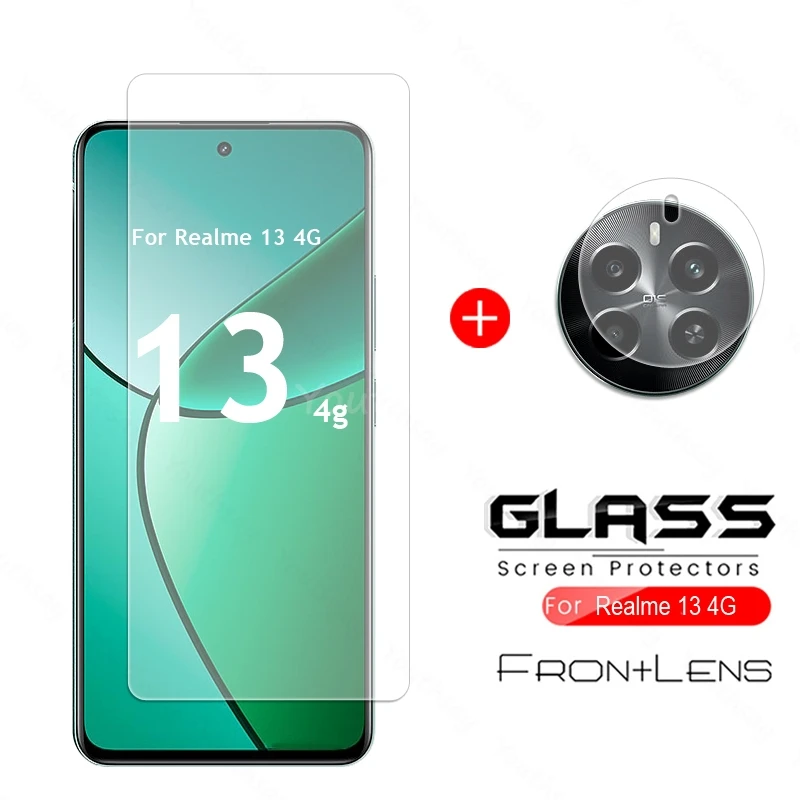 For Realme 13 4G Glass Realme 13 4G Tempered Glass HD Phone Screen ...