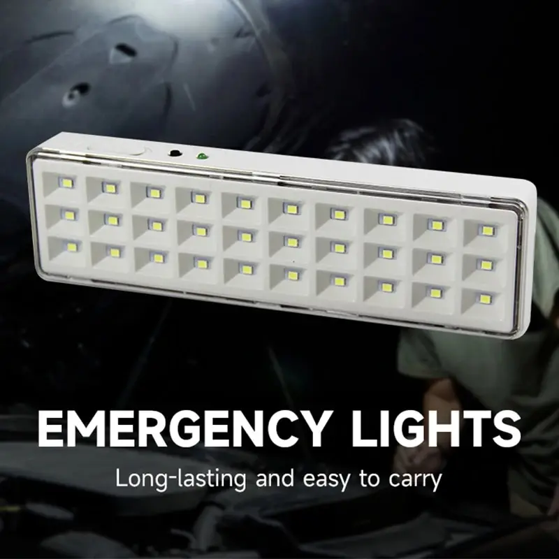 30LED-Emergency-Evacuation-Light-Fire-Fighting-Lamp-Wall-mounted-Smart ...