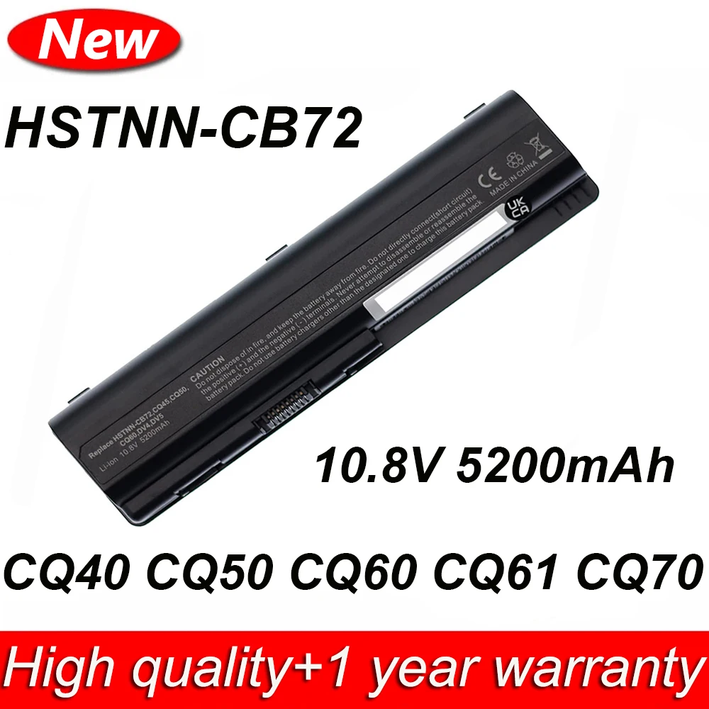 New-HSTNN-CB72-HSTNN-IB72-5200mAh-Laptop-Battery-For-HP-Compaq-Presario ...