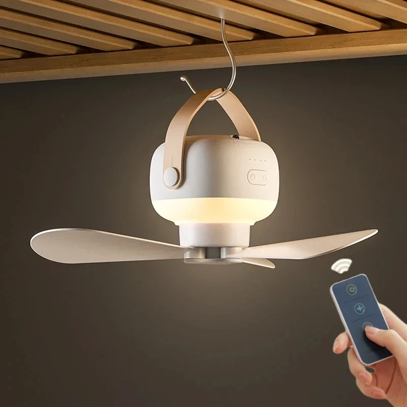 7200mAh-Mini-Ceiling-Fan-Wireless-Portable-Hanging-Ceiling-Fans-with ...