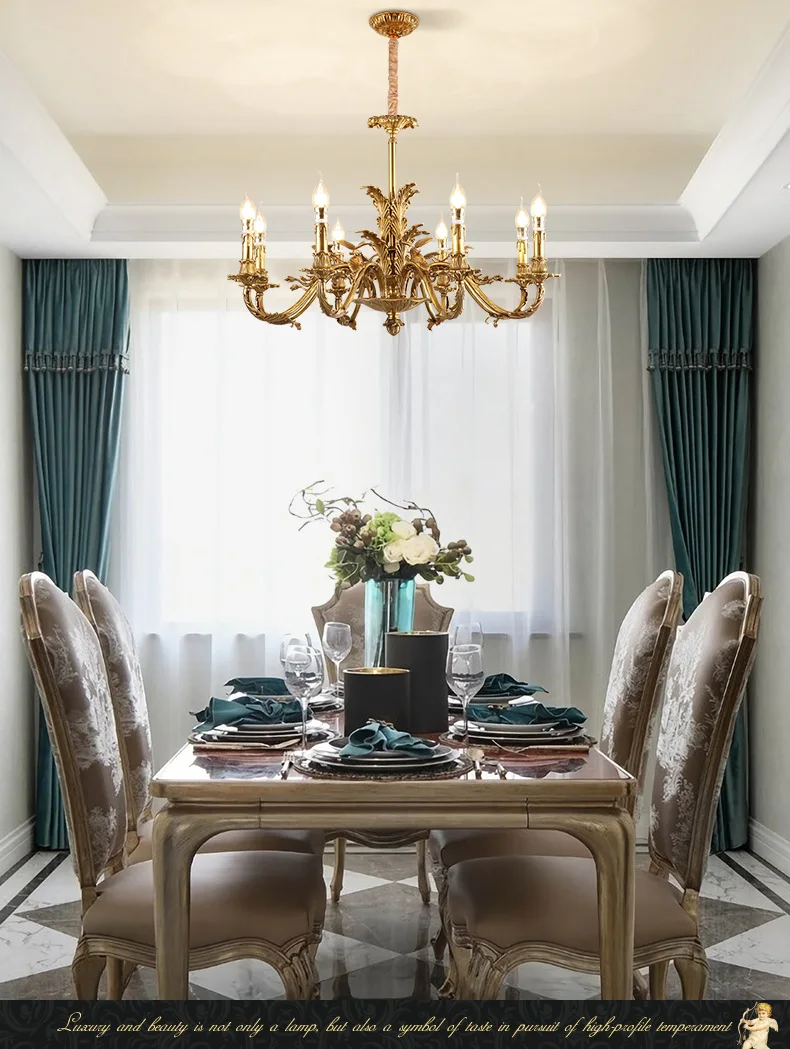 Versailles Royale - European Rococo Lighting Fixture Classic Vintage C ...