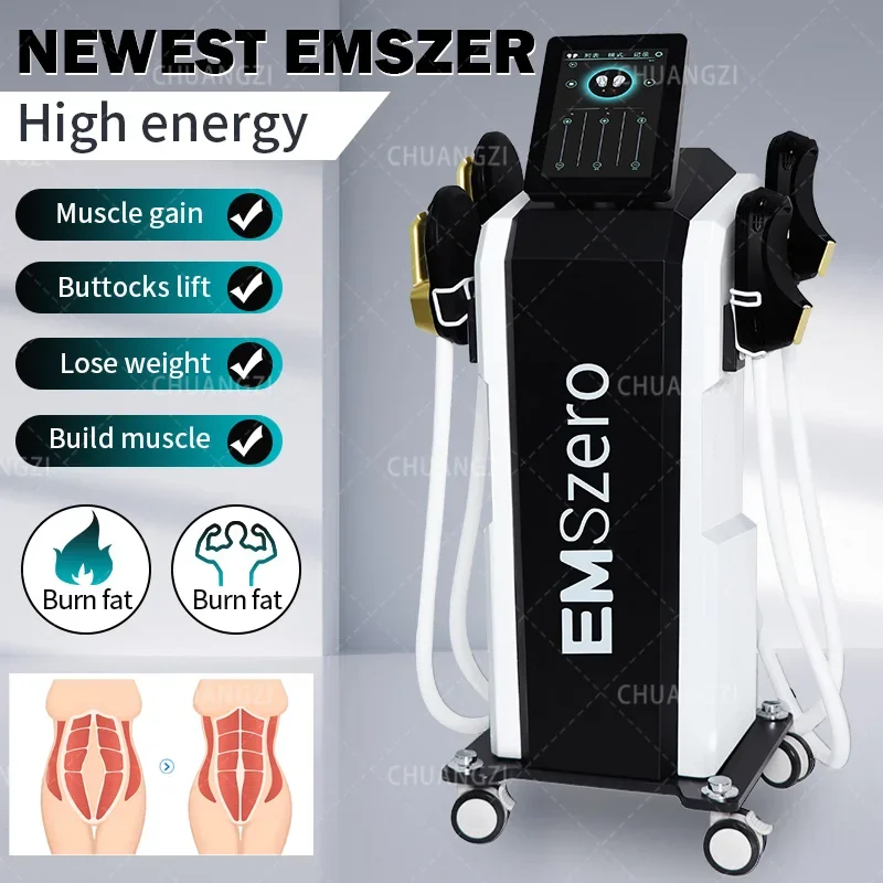 EMSLIM-Neo-6500W-Power-Hi-emt-Body-Sculpt-Machine-5Handle-RF-Pelvic-Pad ...