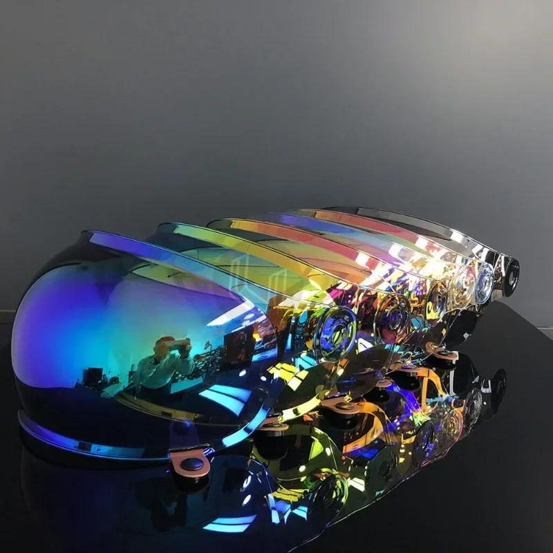 Visors FOR Bell Bullitt Lens Retro Helmet Bubble Mirror Aurora Is ...