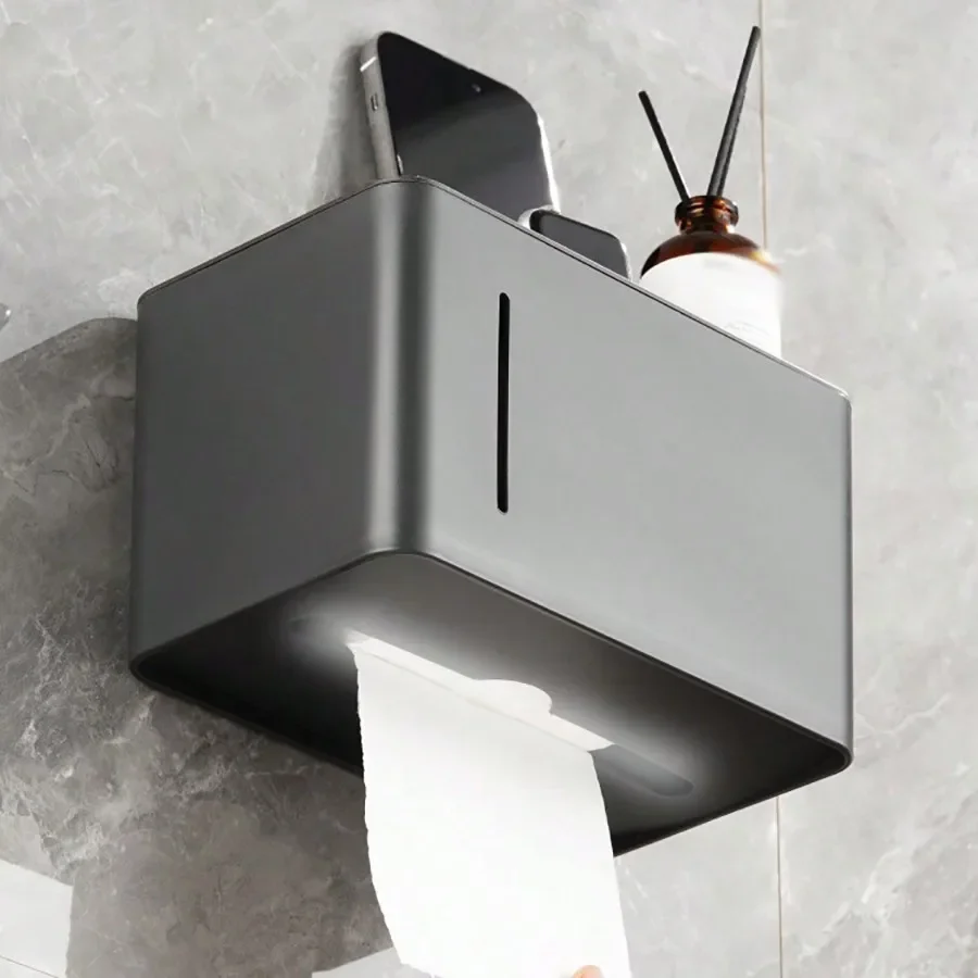 1pc-Sanitary-Tissue-Box-Wall-Mounted-Tissue-Dispenser-Waterproof-with ...