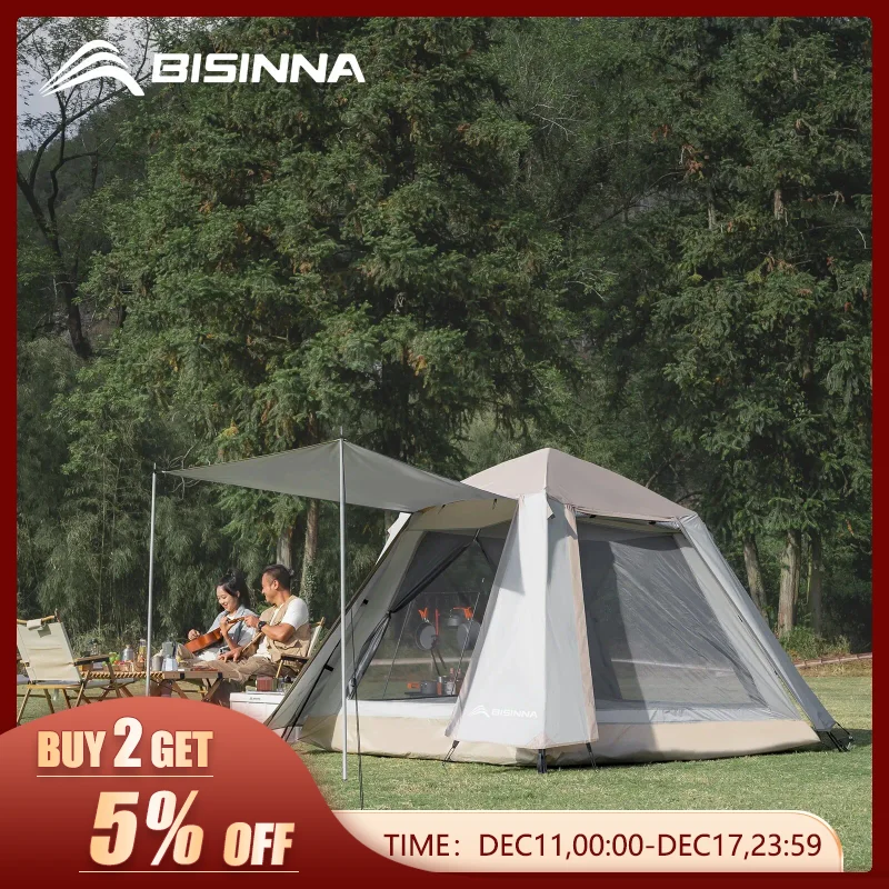 BISINNA-Automatic-Tent-3-4-Person-Waterproof-Camping-Tent-Easy-One ...