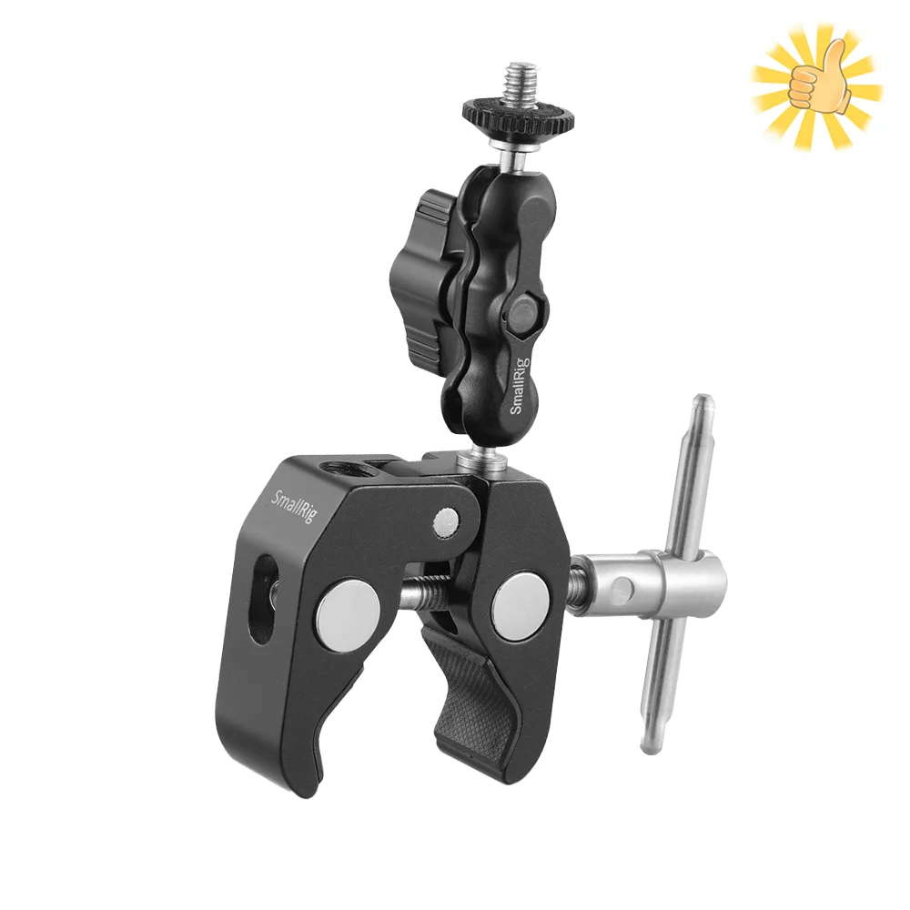 Smallrig Multi-functional Ballhead Crab-shaped Clamp Universal Magic ...