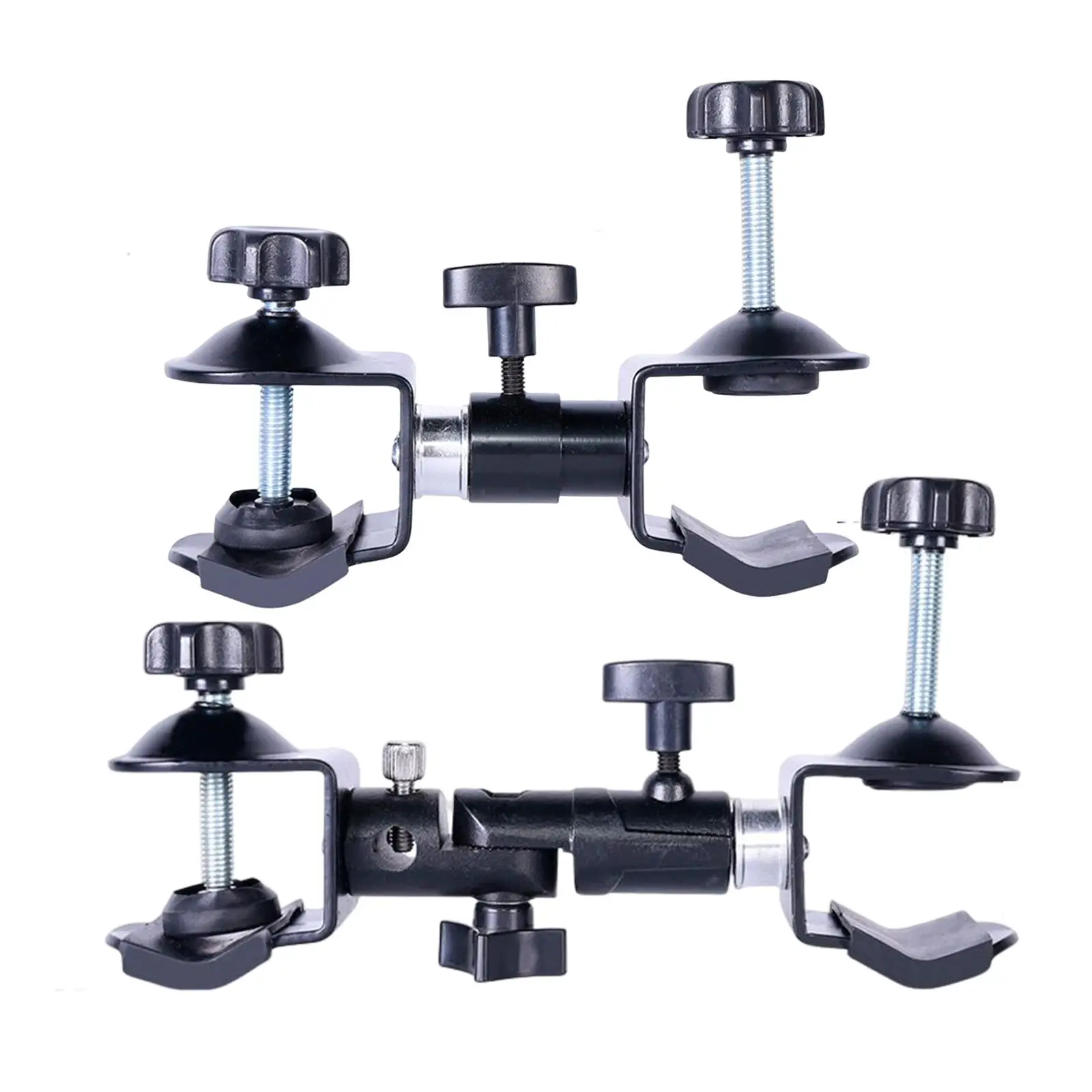 Tripod-Umbrella-Holder-Clip-Bracket-Metal-Adjustable-Clamp-Stand-Tripod ...