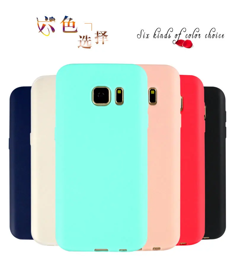 Ultra thin Silicone TPU soft cover case for Samsung Galaxy S7 edge S8 ...