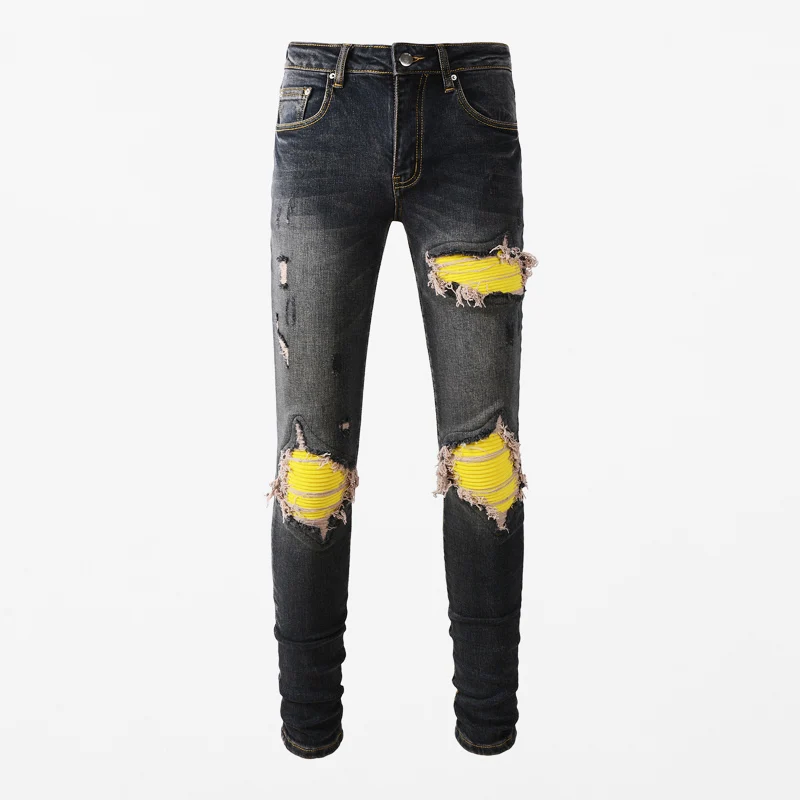 Yellow Skinny Jeans For Men
