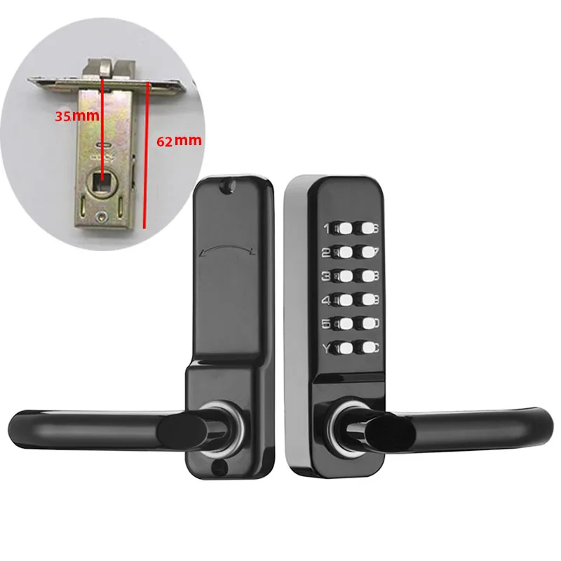 12-buttons-35mm-Latch-Mechanism-Waterproof-Push-button-Mechanical-Lock ...