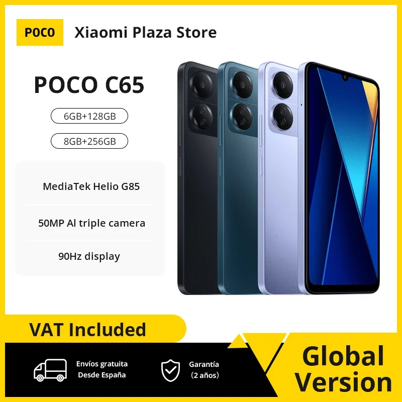Global-Version-POCO-C65-128GB-256GB-MediaTek-Helio-G85-Octa-Core ...