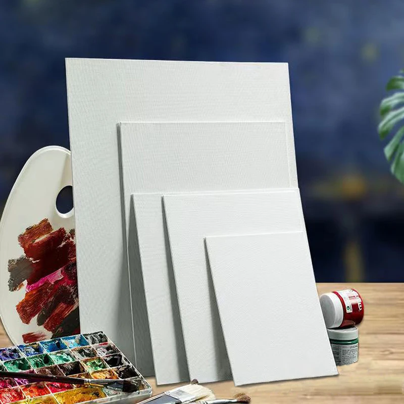 Canvas-Board-For-Painting-Cotton-Blank-Primed-White-Suitable-For ...
