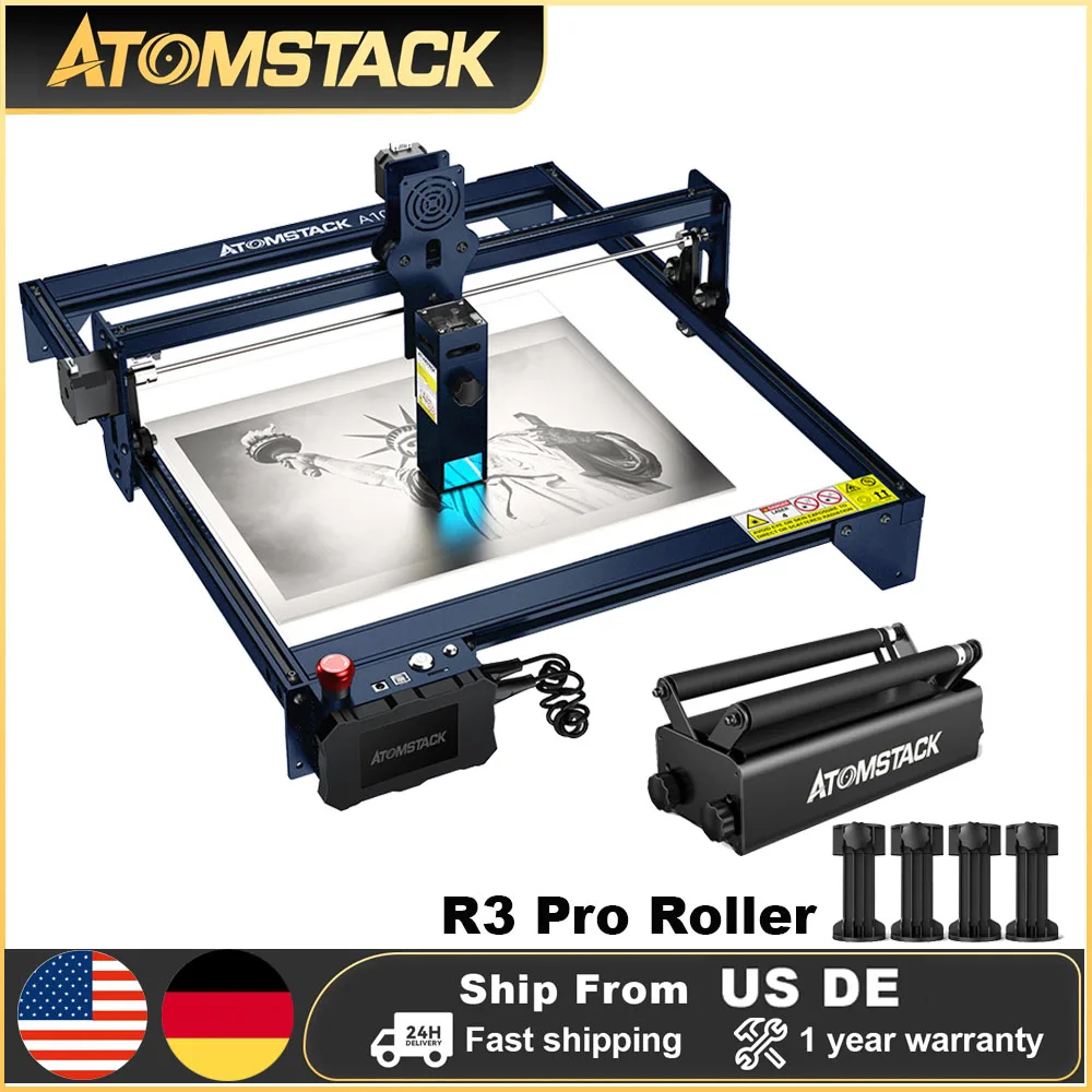 ATOMSTACK-A10-Pro-10W-Laser-Engraver-Machine-Fixed-Focus-Offline-High ...