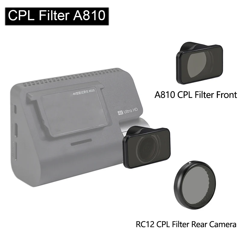 For 70mai CPL Filter Only for 70mai A810 CPL Filter for 70mai RC12 Rear ...