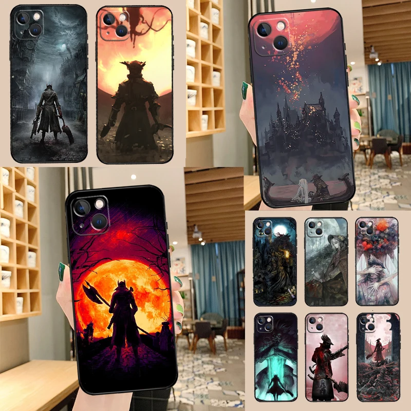 Bloodborne-Dark-Souls-Phone-Case-For-iPhone-11-12-13-14-15-16-Pro-MAX ...