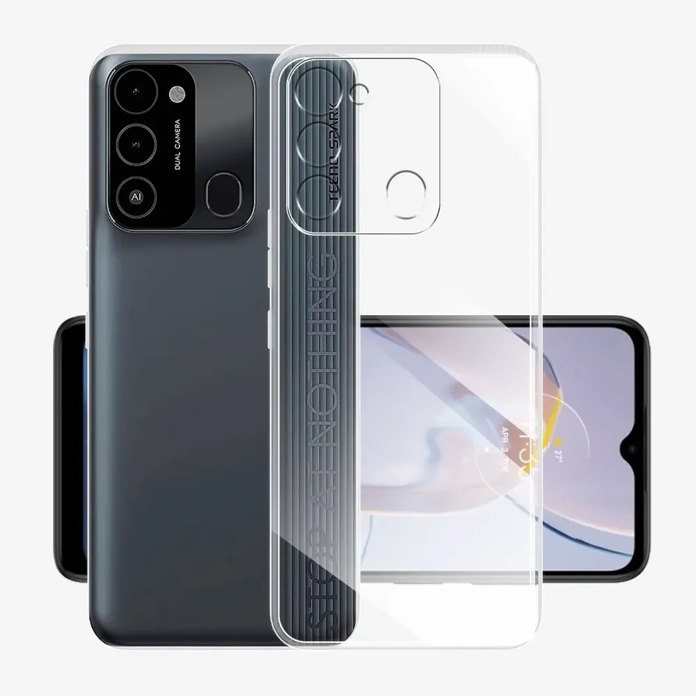 For-Tecno-Spark-8C-Case-Silicone-Soft-Transparent-Phone-Case-For-Tecno ...