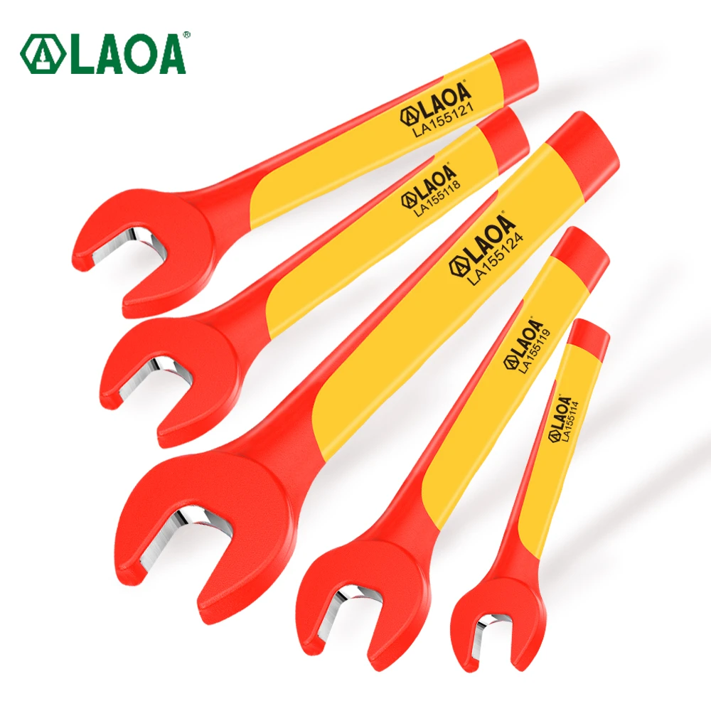 LAOA VDE Insulated Wrenches 1000V Protection Mini Open-End Wrenches ...
