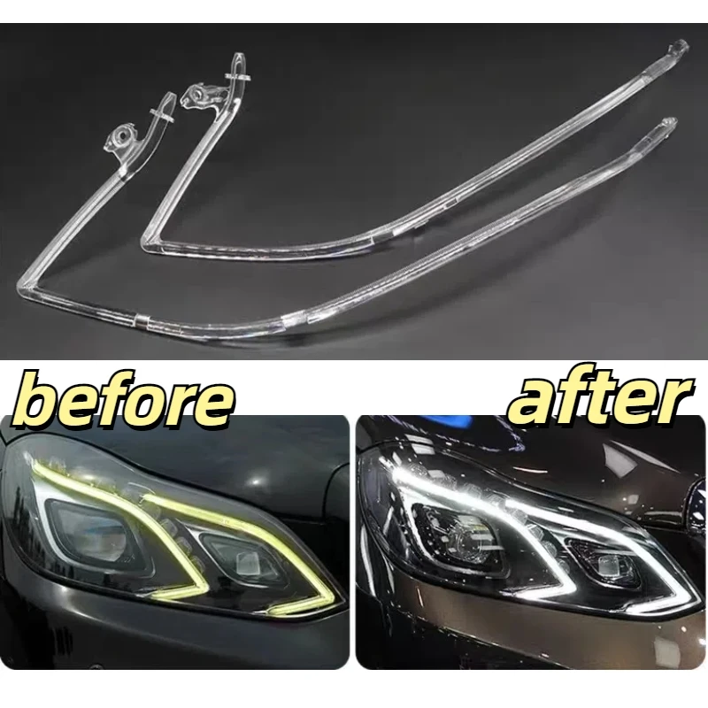 For-Mercedes-Benz-E-Series-W212-2014-2015-LED-DRL-Daytime-Running-Light ...